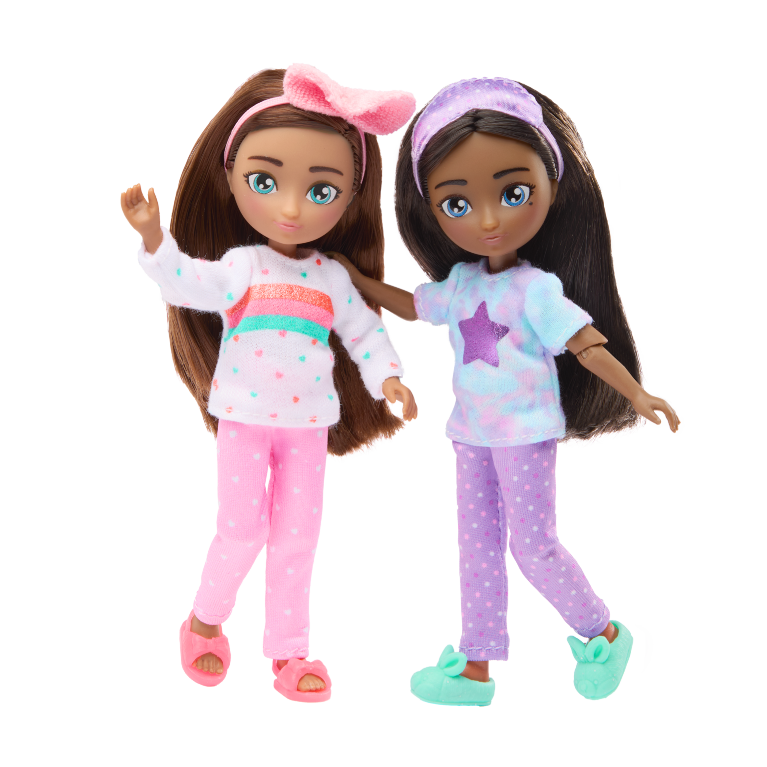 Mia & Zoe | 5.5-inch Ball-Jointed Dolls | Hey Bestie