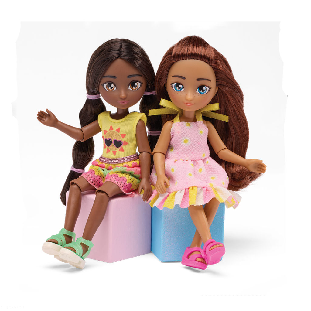 Jasmine & Makayla | 5.5-inch Ball-Jointed Dolls | Hey Bestie