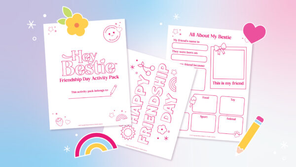 Printable Friendship Day Coloring Pages | Hey Bestie